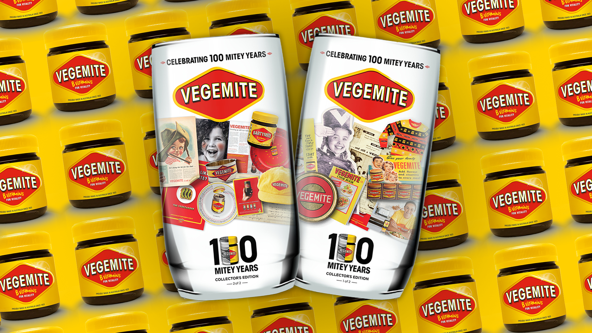 Vegemite Throw Us Back With The Release Of Iconic Drinking Glasses
