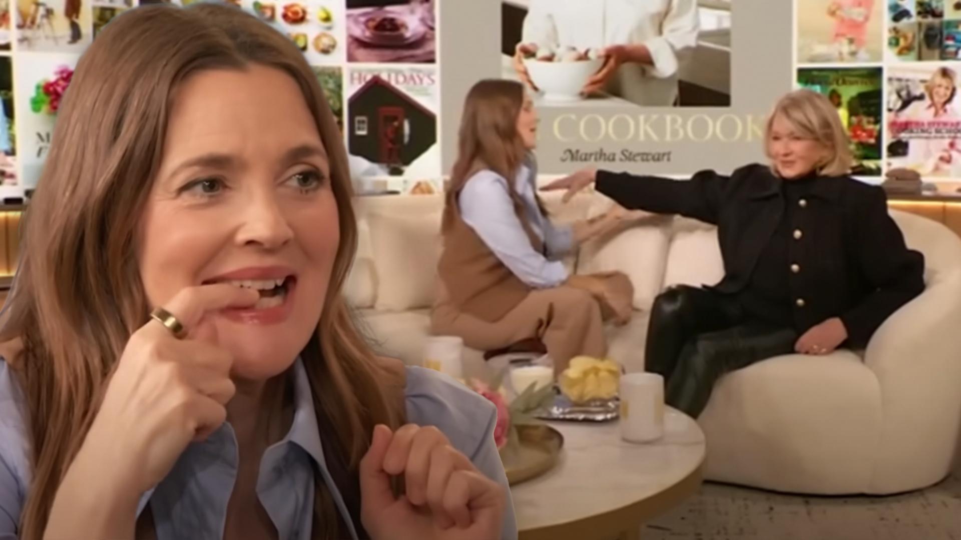'Wrong Gender': Martha Stewart Pushes Away Drew Barrymore During Touchy ...